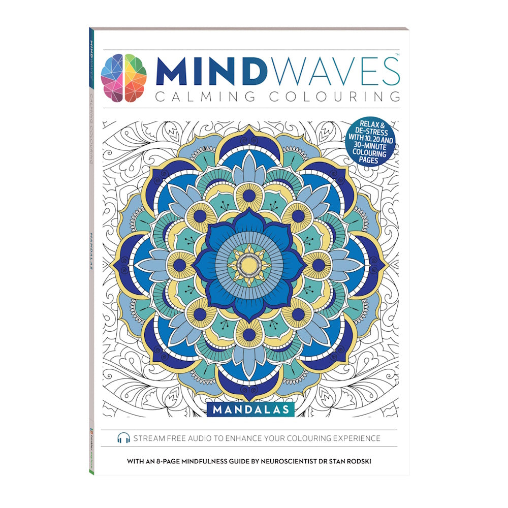 Mindwaves Calming Colouring Book - Mandalas – Happily