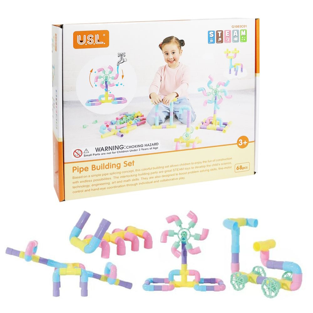 Pipe Building Set – Happily - For Happy Minds