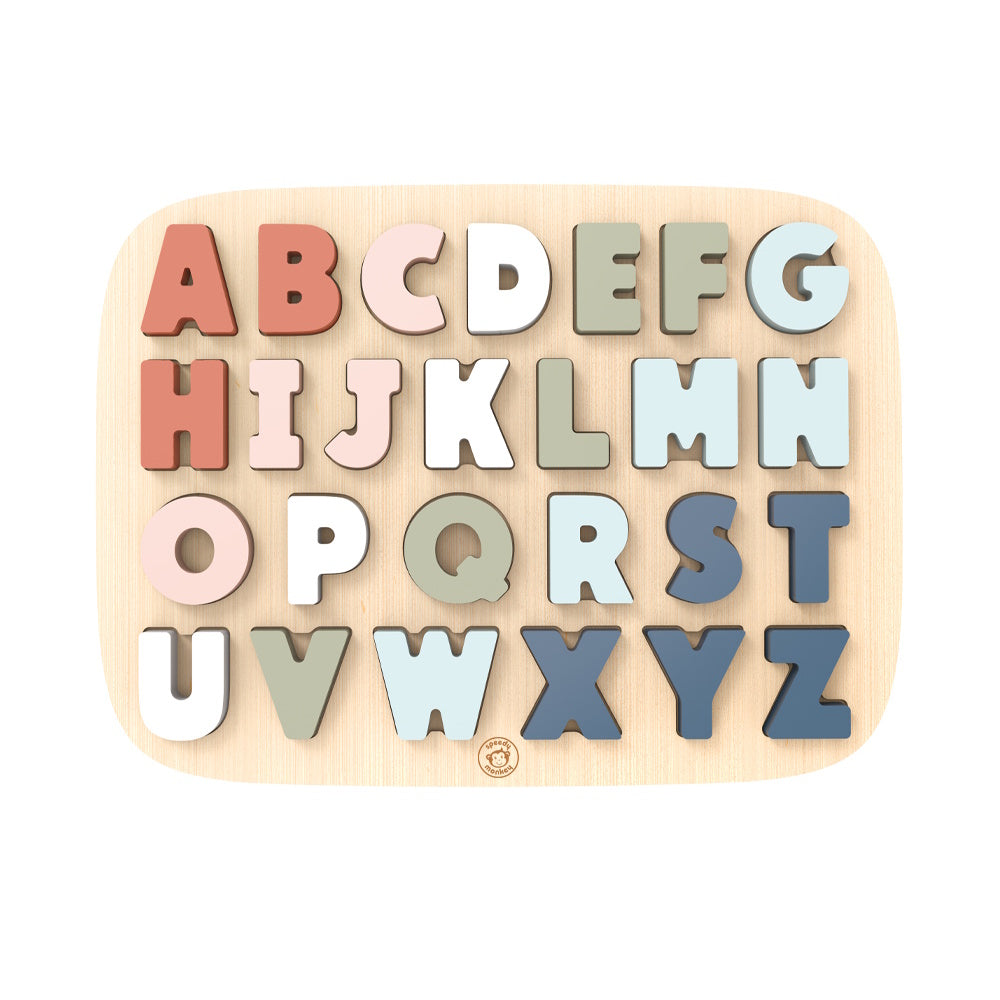 Speedy Monkey Alphabet Puzzle – Happily