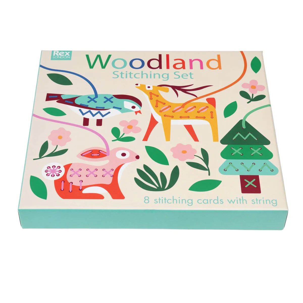 Cardboard Learn to Stitch - Woodland – Happily