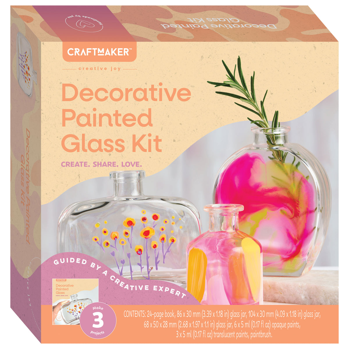 Craft Maker Glass Painting Kit – Happily
