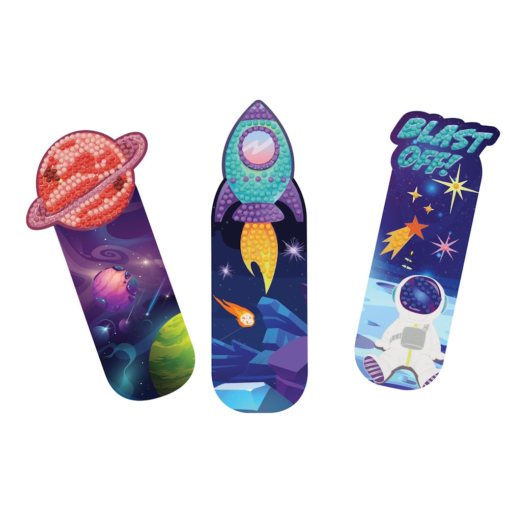 Diamond Art Space Bookmark Set – Happily - For Happy Minds