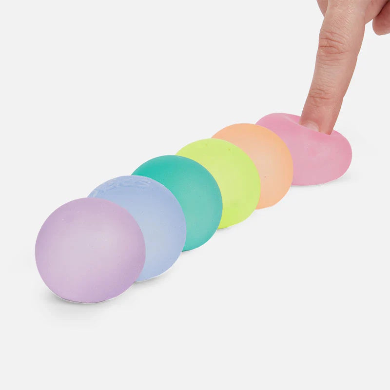 Gump Memory Gel Mini Stress Balls 6pk – Happily - For Happy Minds