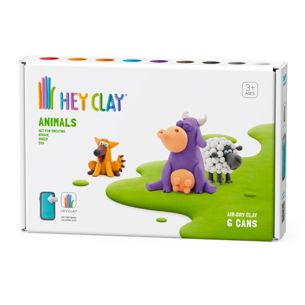 Hey Clay - Animals (6 Cans) – Happily - For Happy Minds
