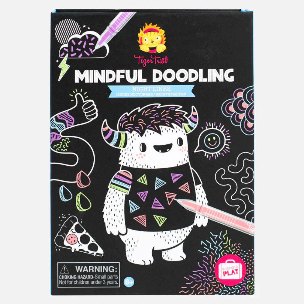 Mindful Doodling - Night Lines – Happily - For Happy Minds