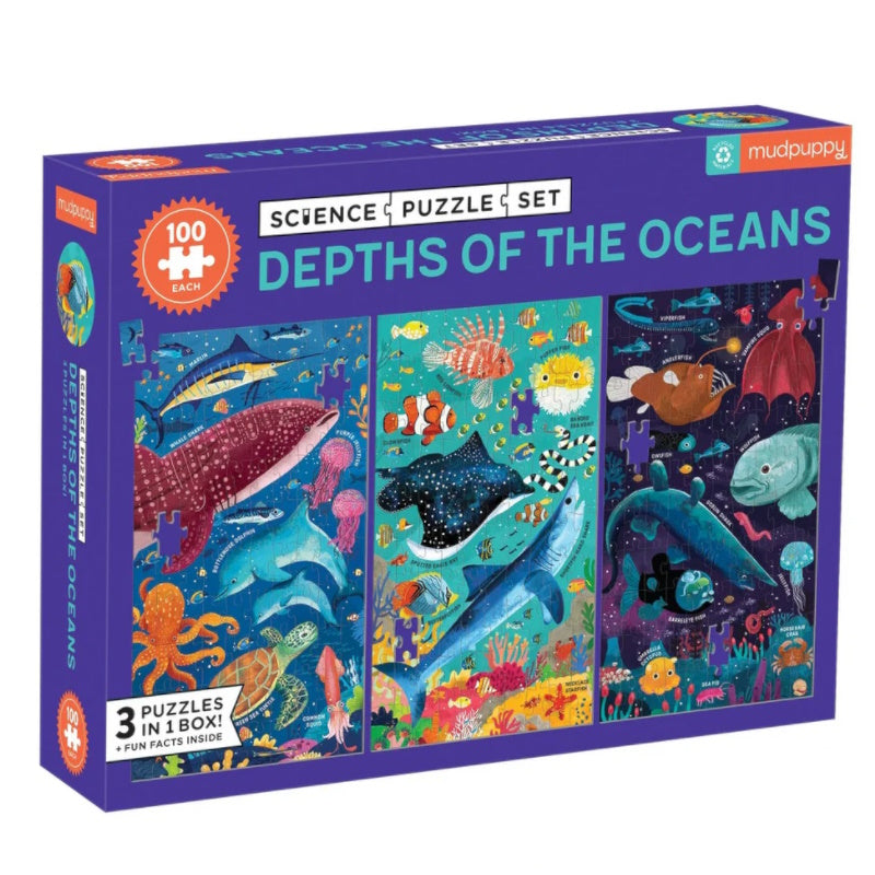 Depths of the Oceans Science Puzzle Set – Happily