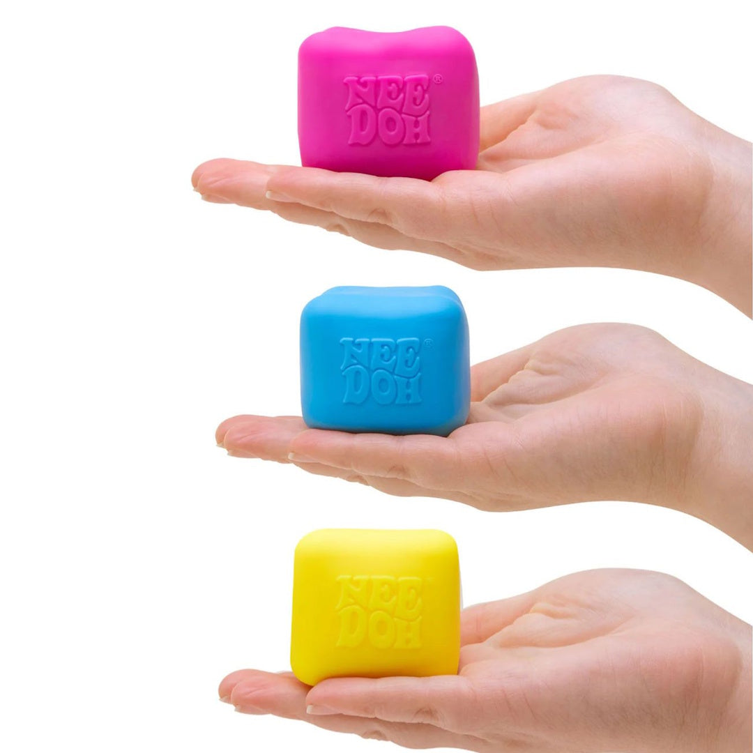 NeeDoh Colour Change Cube – Happily - For Happy Minds
