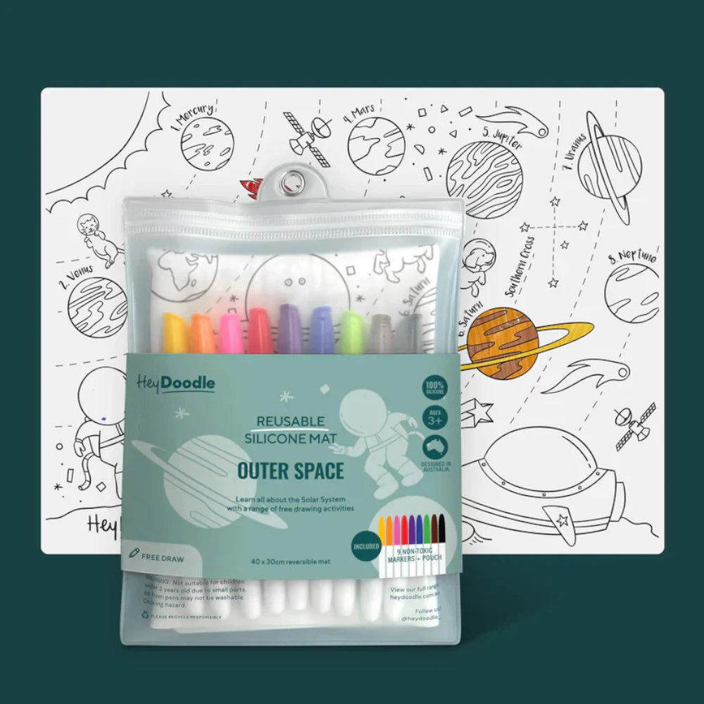 Hey Doodle - Outer Space Playmat (Large) – Happily - For Happy Minds