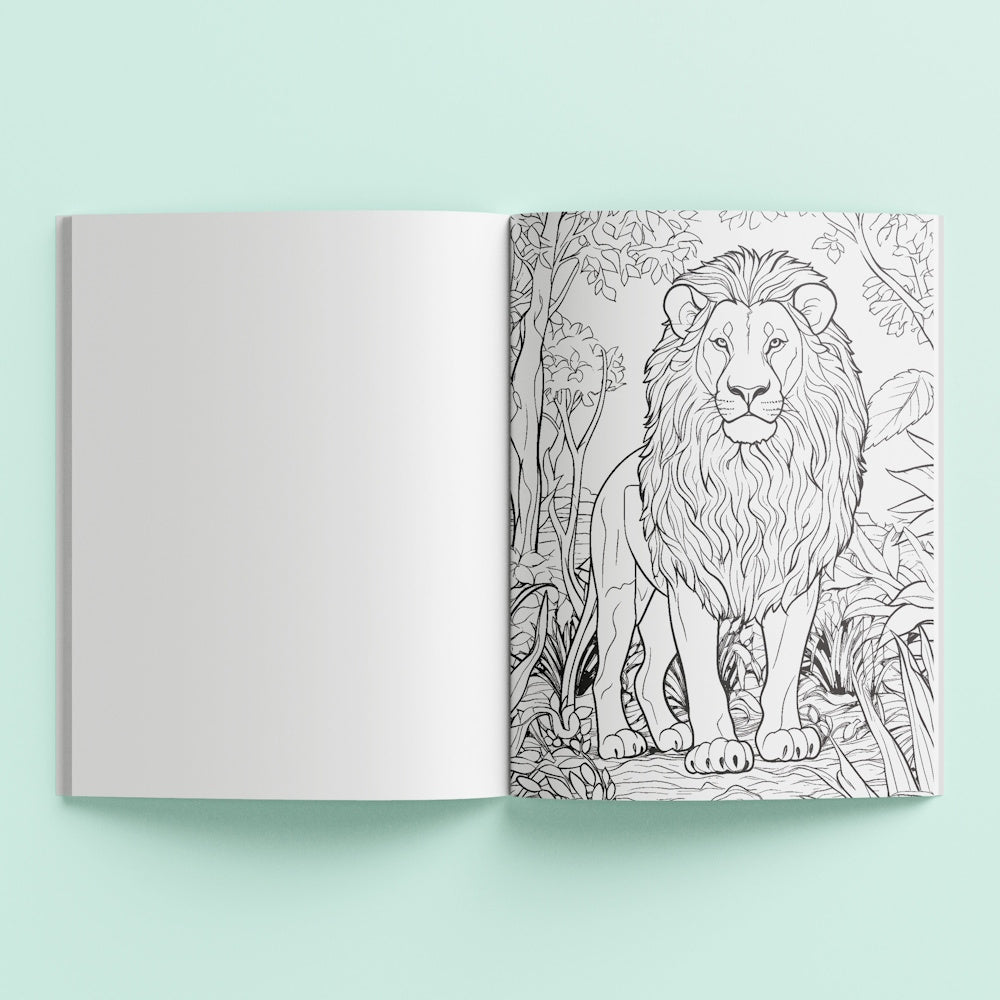 Zen Colouring Book - Jungle – Happily - For Happy Minds