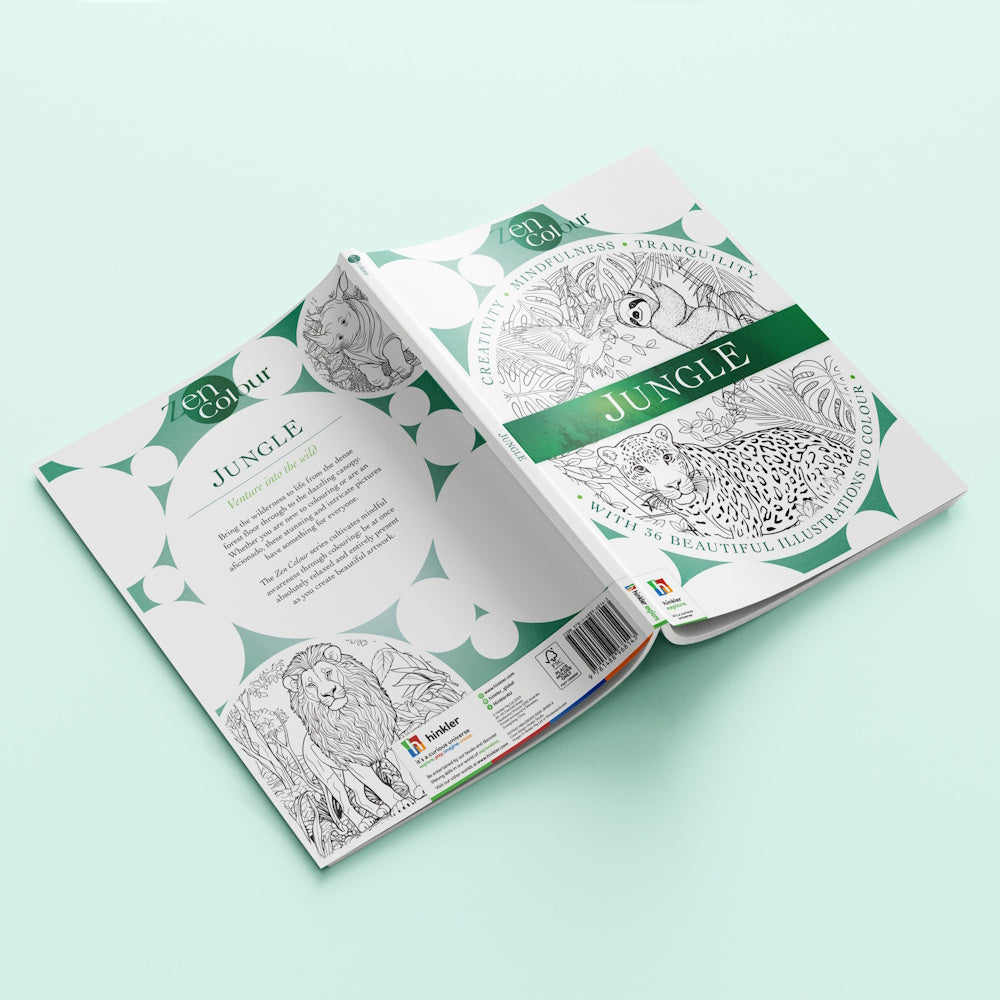 Zen Colouring Book - Jungle – Happily - For Happy Minds