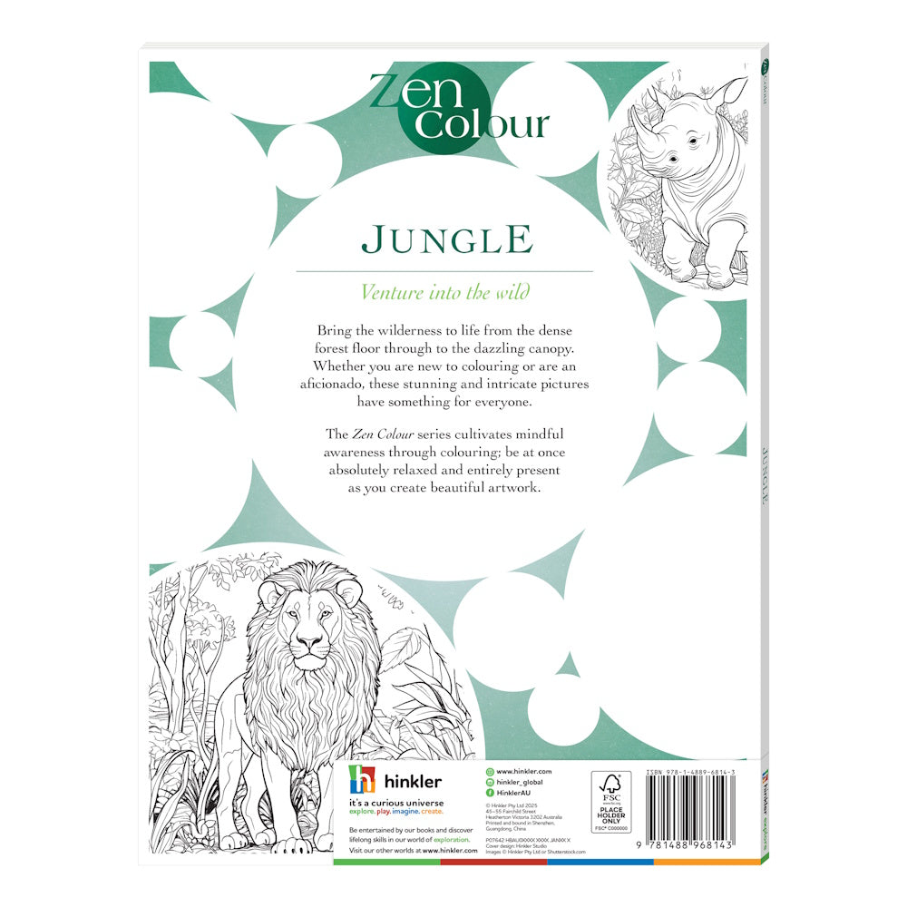 Zen Colouring Book - Jungle – Happily - For Happy Minds